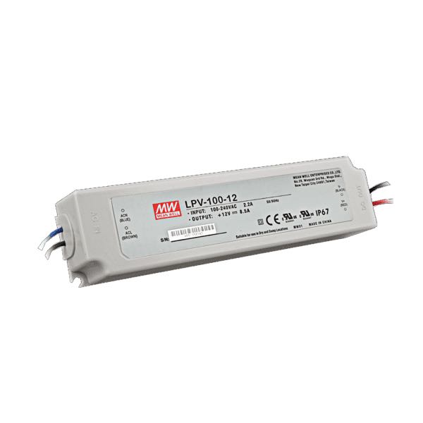 PS-SP11347 Mean Well LPV-100-12 12V 100W IP67 LED Driver