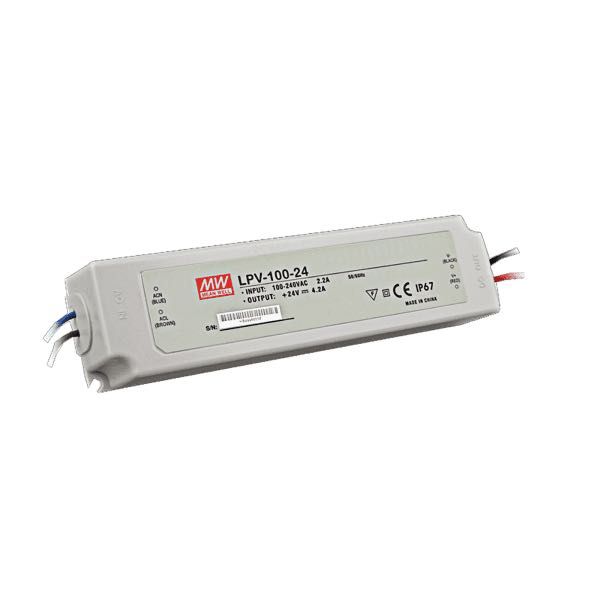 PS-SP11348 Mean Well LPV-100-24 24V 100W IP67 LED Driver