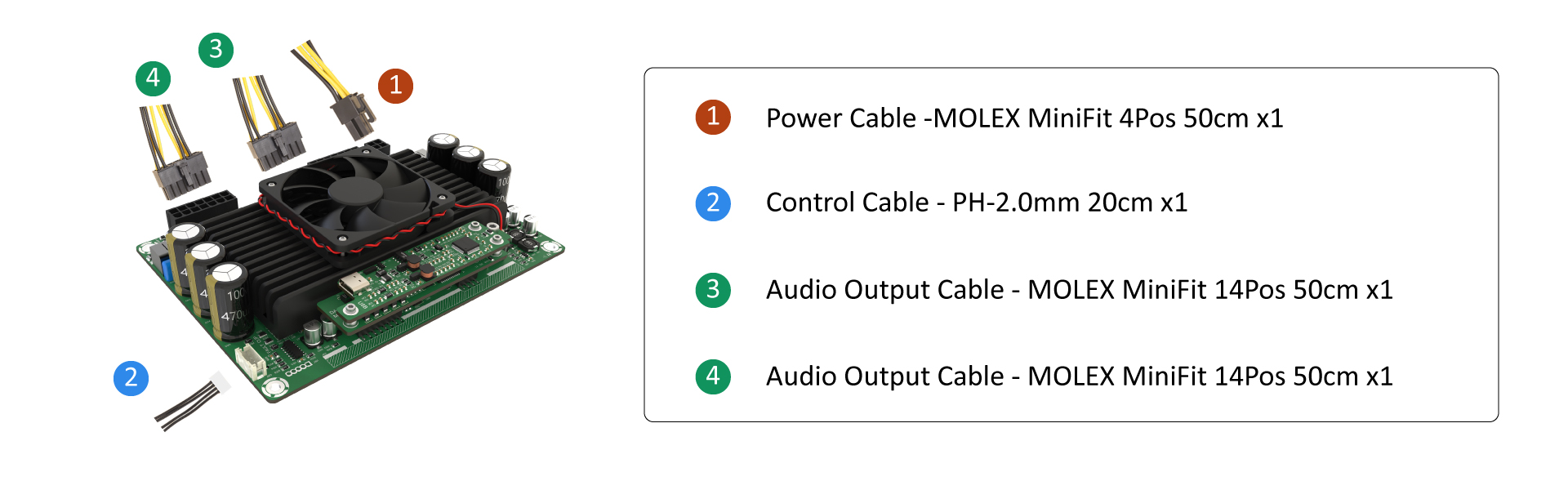 AA-KA11112 Functional Cables Kit for GAB8