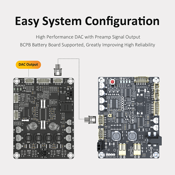 AA-AB32257 WONDOM TAS5768 DIPO2 2 x 50W Pure Digital 3-Wire I2S Input Amplifier Board