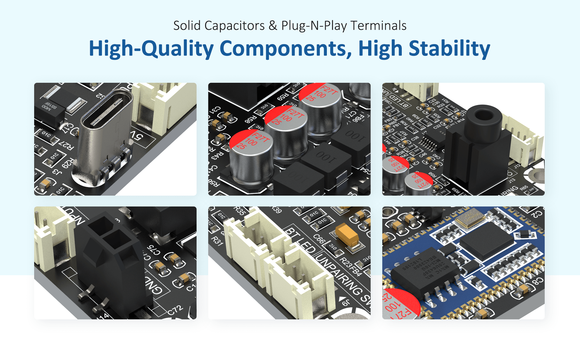 AA-AB41163 WONDOM BEB1 QCC5171 Bluetooth v5.3 / USB Decoder Analog Optical Coaxial Output
