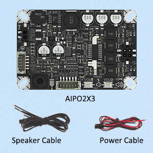 AA-AB32143 AIPO2X3 2 x 3W RMS Class D Audio Amplifier Board with Wide ...