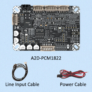 AA-AB41164 Analog to I2S Decode Board Stereo Audio ADC PCM1822 ...