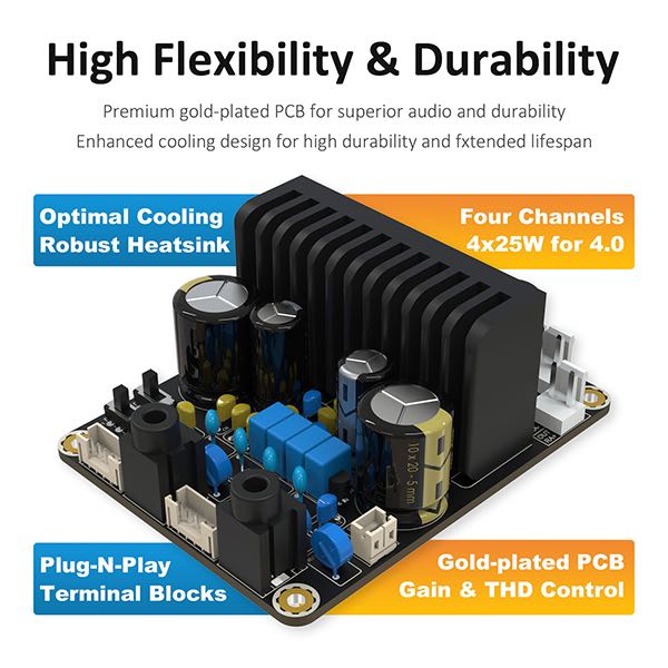 WONDOM OFFICIAL SHOP - Amplifier Board - Sure Electronics - ADAU1701 ...