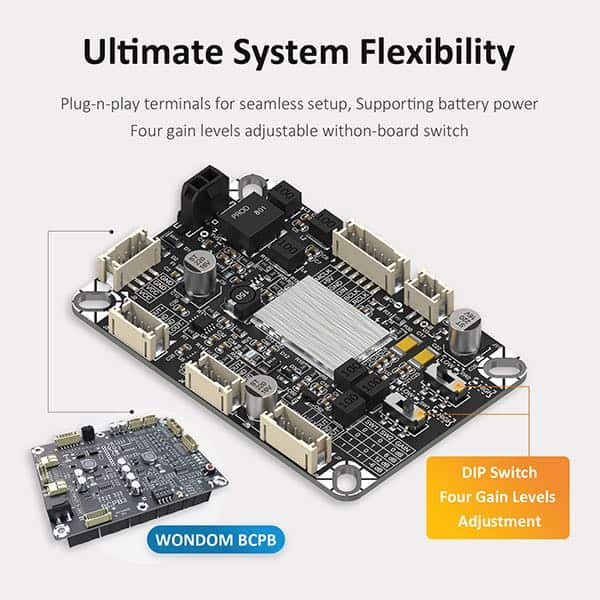 WONDOM OFFICIAL SHOP - Bluetooth Amplifier Board - Sure Electronics - BCPB - 18650 charger - T ...