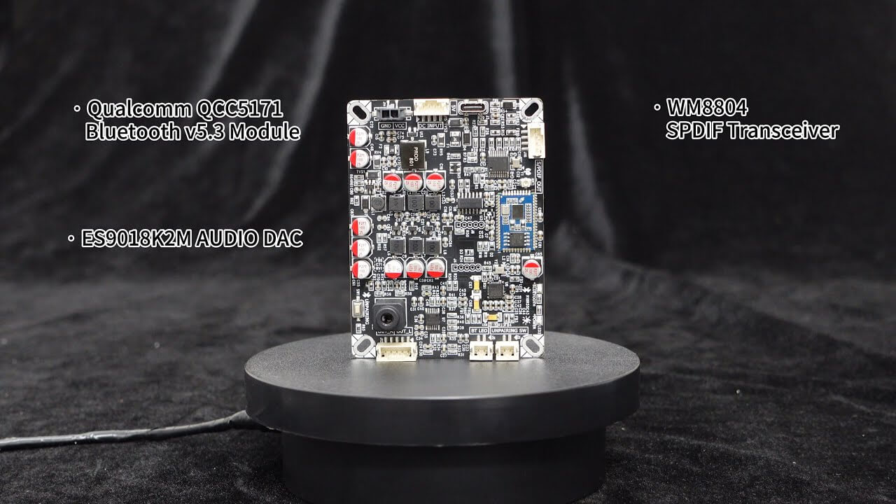 AA-AB41163 WONDOM BEB1 QCC5171 Bluetooth v5.3 / USB Decoder Analog Optical Coaxial Output