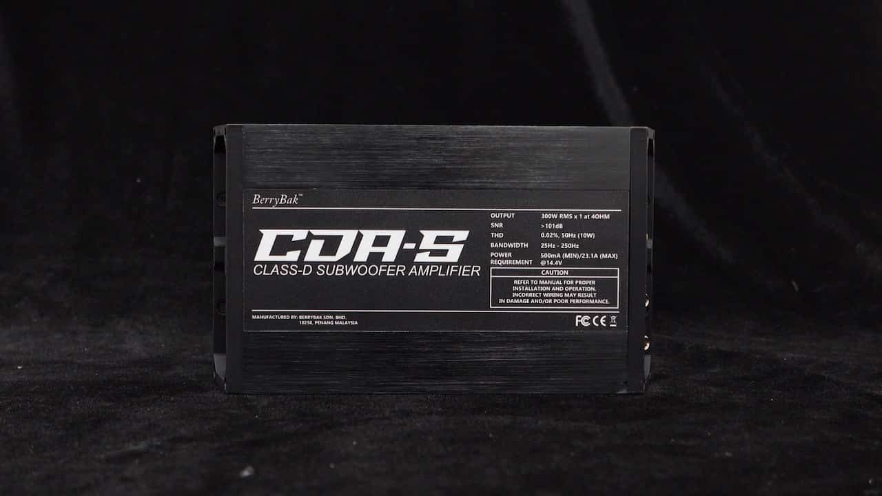 AA-CA31111 WONDOM TPA3255 CDA-S 300W Car Audio Subwoofer Amplifier with ...