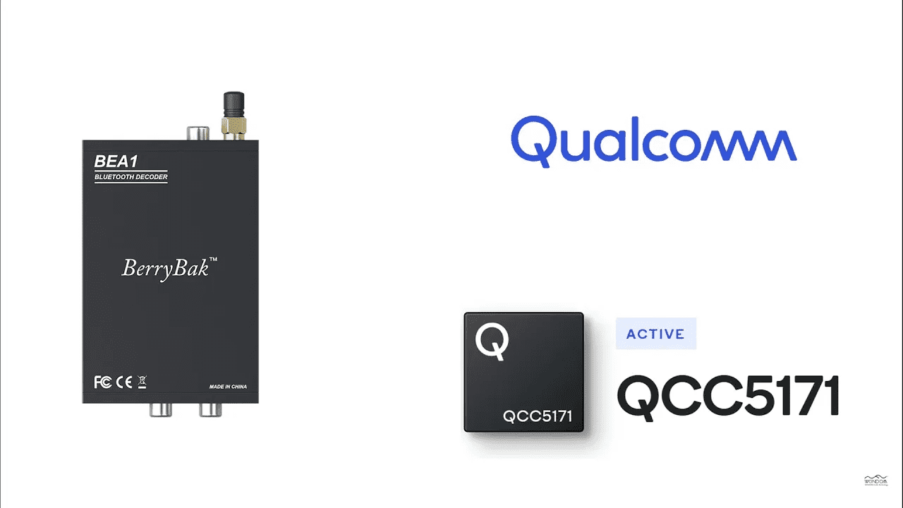 AA-AB41159 WONDOM BEA1 QCC5171 Bluetooth v5.3/USB Decoder w Optical Coaxial RCA Output
