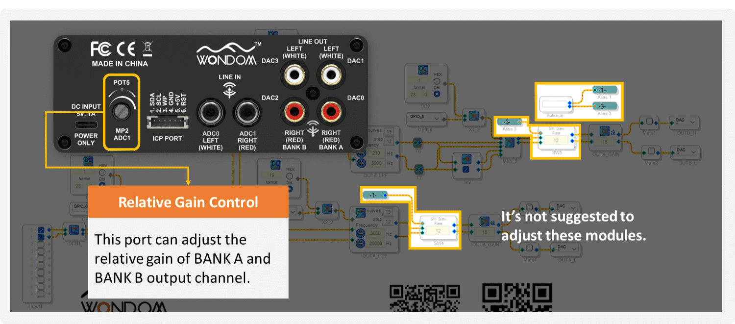 AA-AP23123 DSP preamp Demo program explanation | Wondom