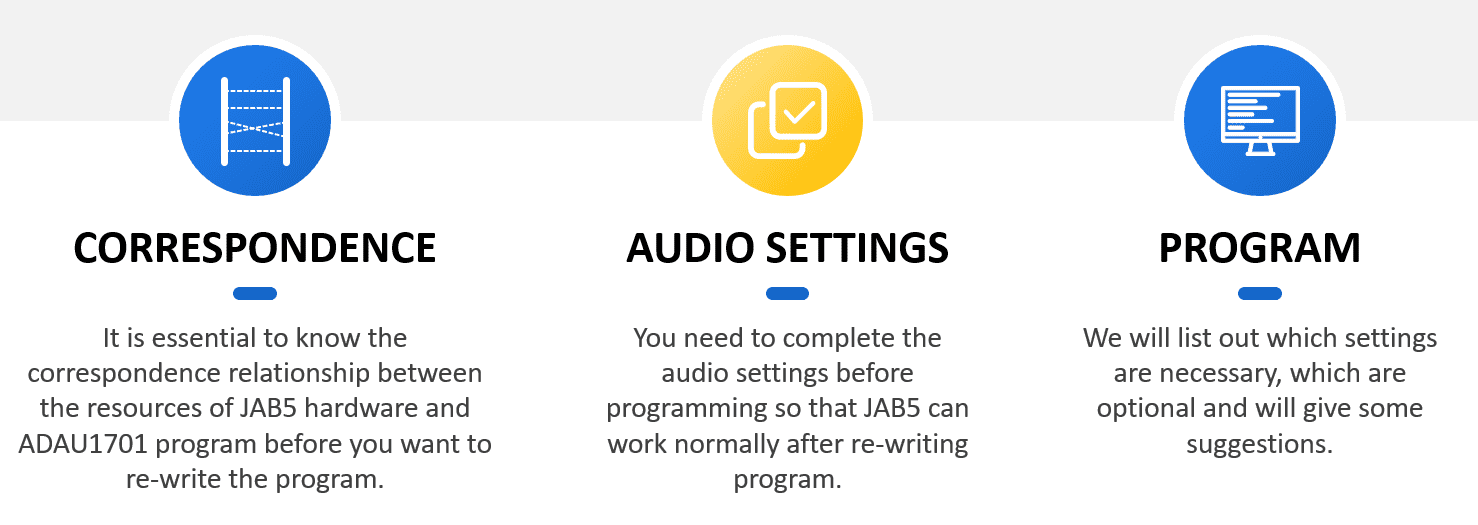 JAB5 DSP Program Explanation | Wondom